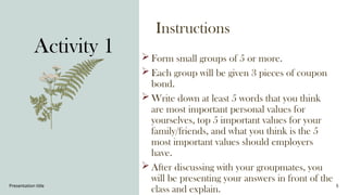 Personal Development in MyDev Module 1 ALS | PPTX | Career Advice | Careers