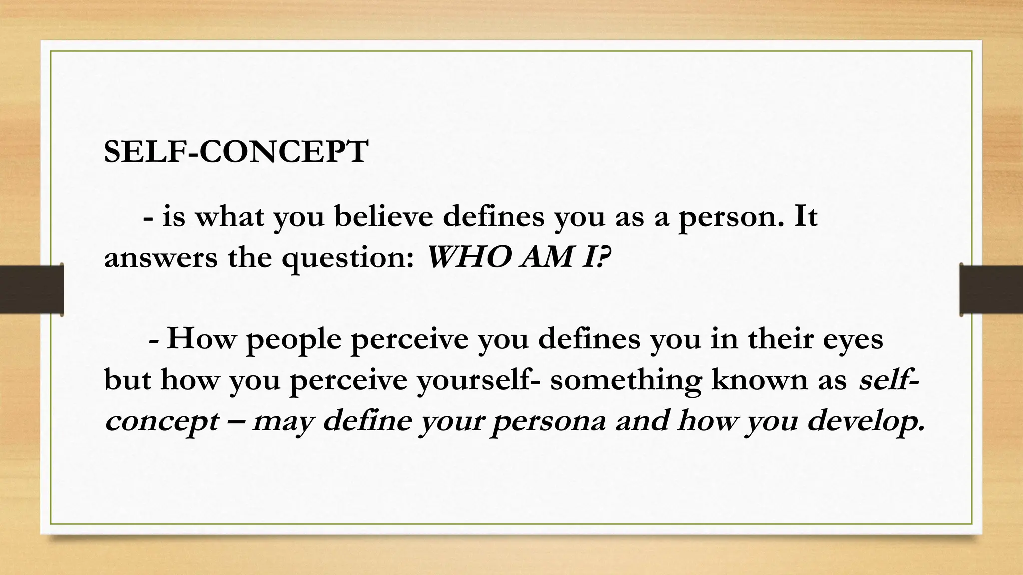 PERSONAL DEVELOPMENT and its concept of learning | PPTX