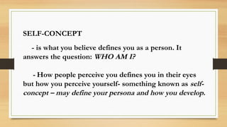 PERSONAL DEVELOPMENT and its concept of learning | PPTX