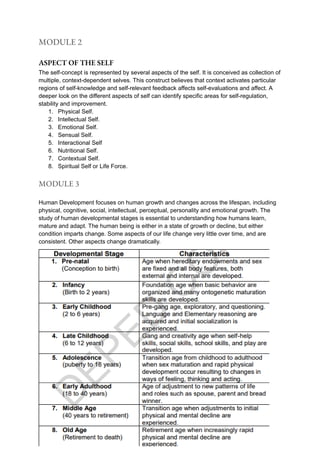 PERSONAL DEVELOPMENT and Self Actualization | PDF