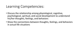Personal Development - Developing the Whole Person | PDF