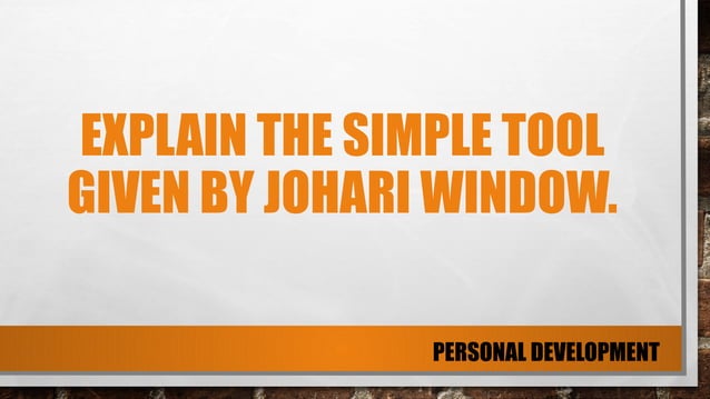 PERSONAL DEVELOPMENT: Knowing Oneselfpptx | PPT