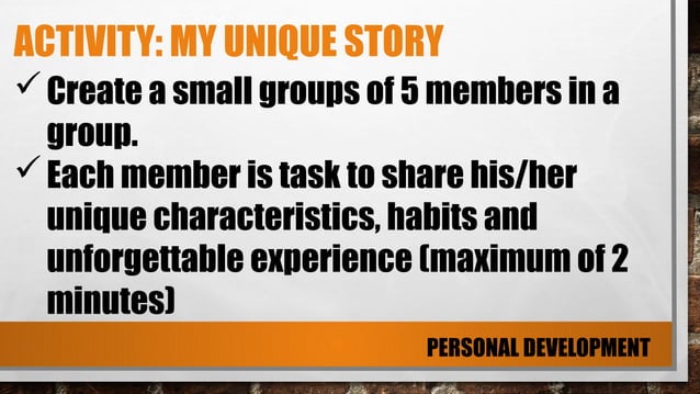 PERSONAL DEVELOPMENT: Knowing Oneselfpptx | PPT