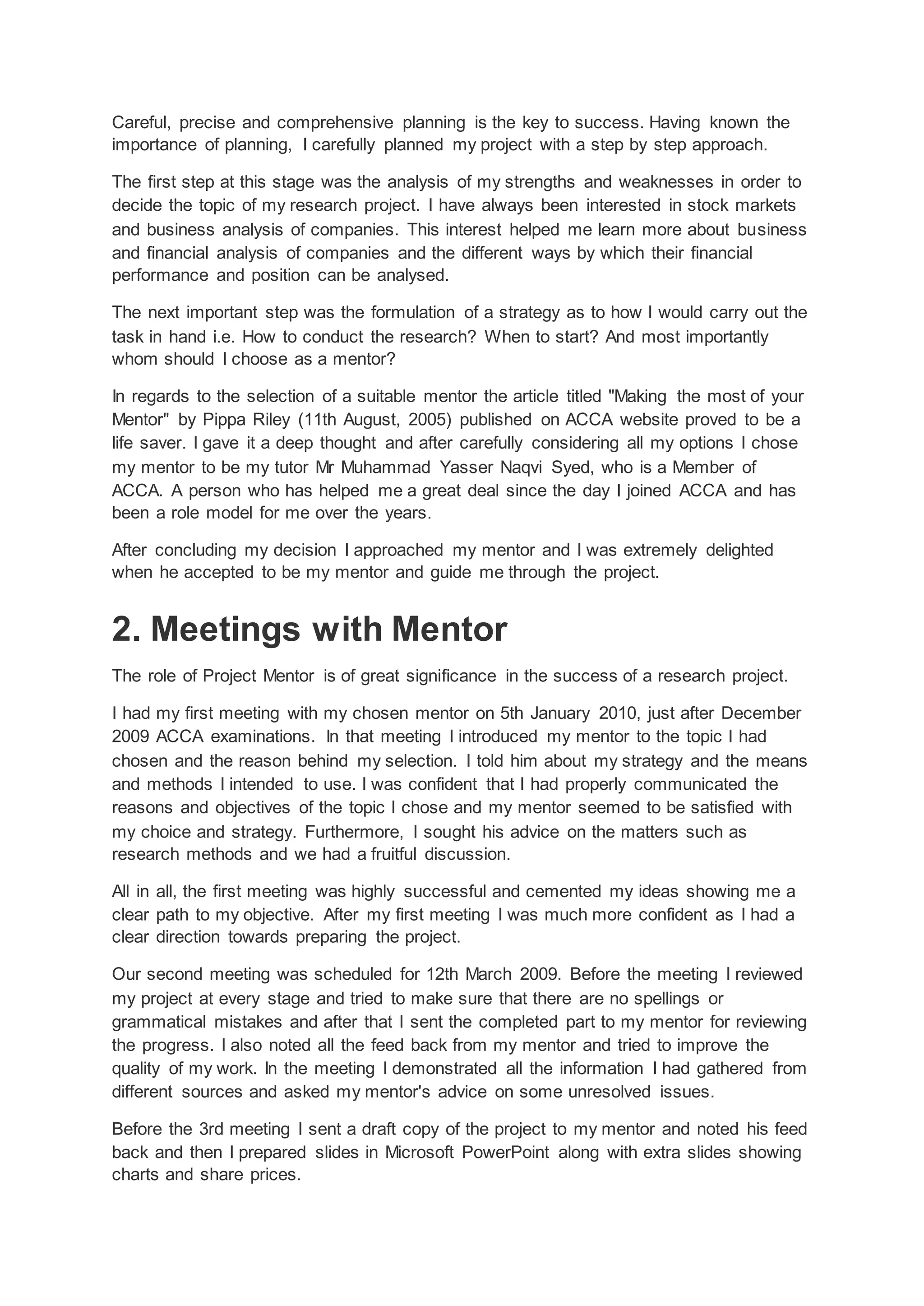 Personal development essay | DOCX