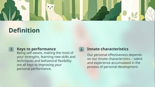 Personal Development on personal effectiveness | PPTX