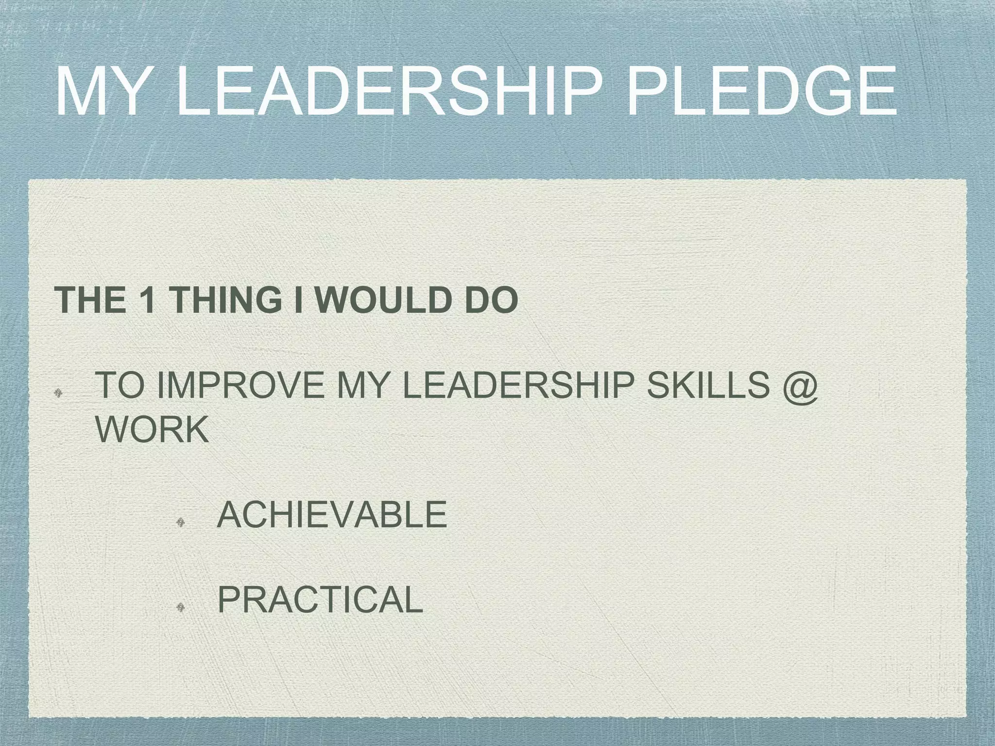 Personal Development & Leadership Skills | PPTX | Career Advice | Careers