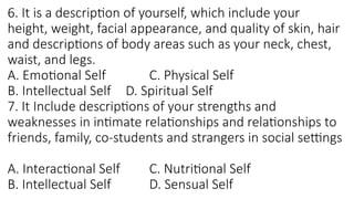 PERSONAL DEVELOPMENT MODULE 1 AND MODULE 2 QUARTER 1 | PPTX