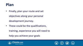 Plan your own development | PPTX