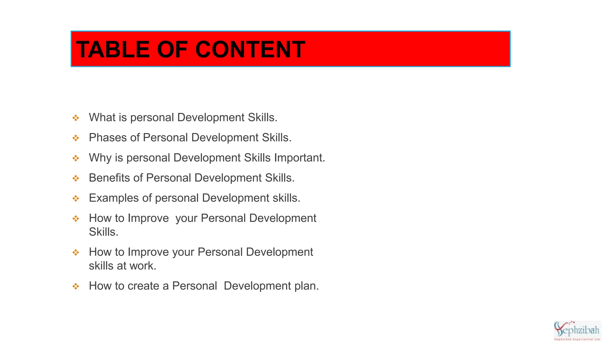 a personal development plan presentation | PPT