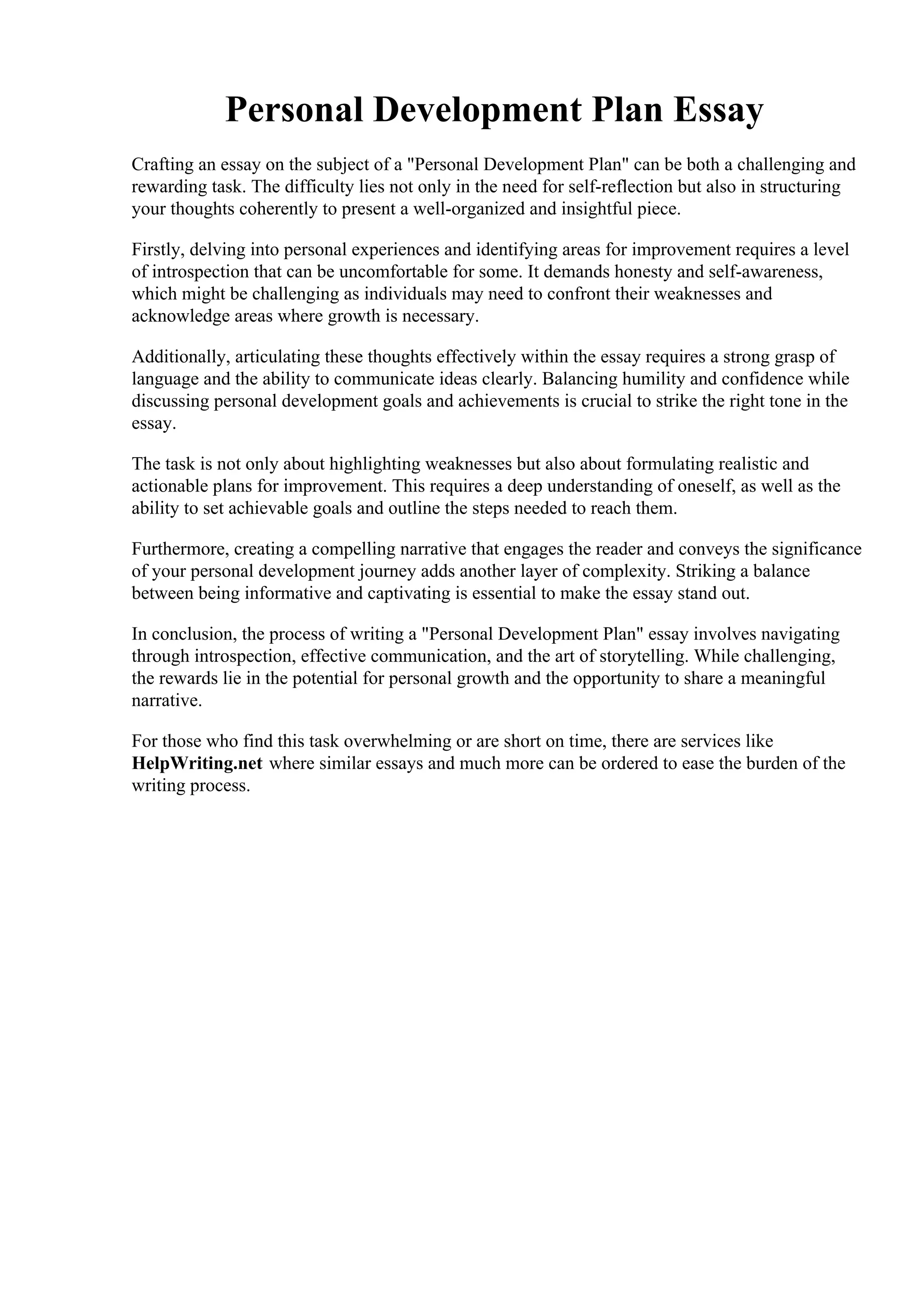 Personal Development Plan Essay.pdf