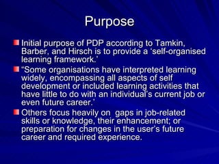 Personal development planning | PPT