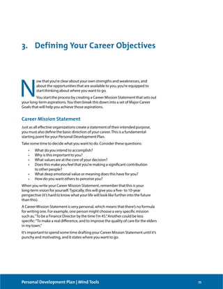 Personal developmentplanning | PDF