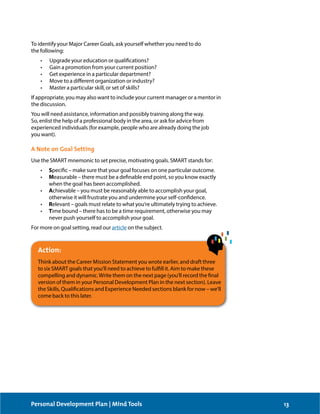 Personal developmentplanning | PDF