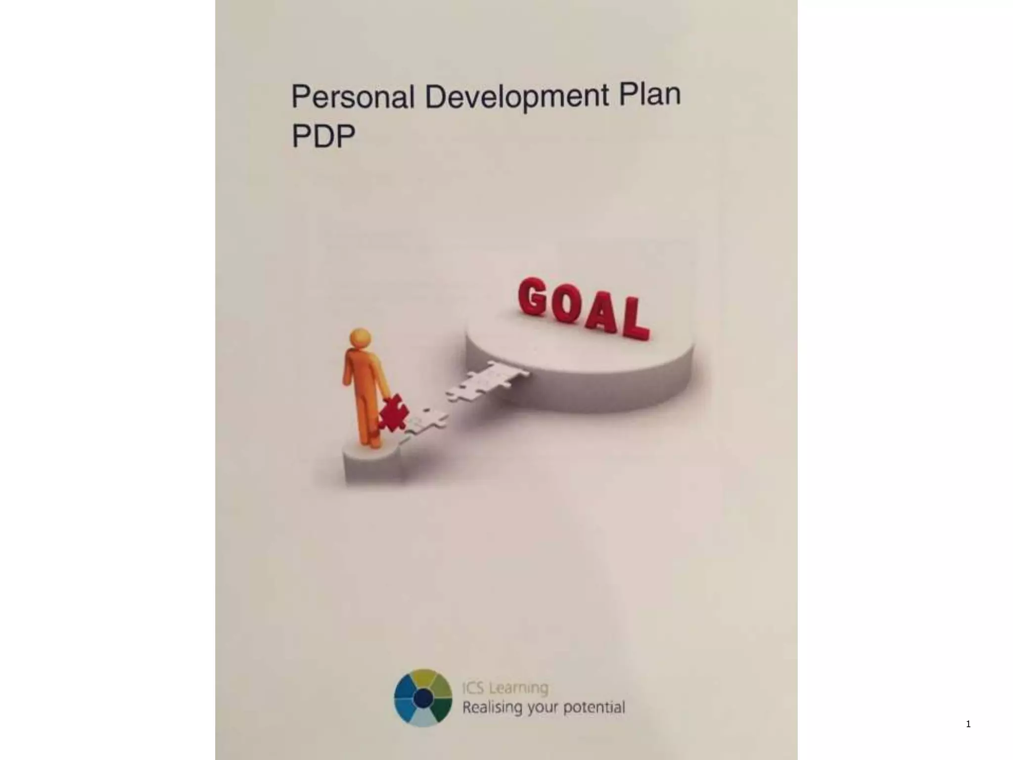 Personal development plan, realising your potential | PPTX