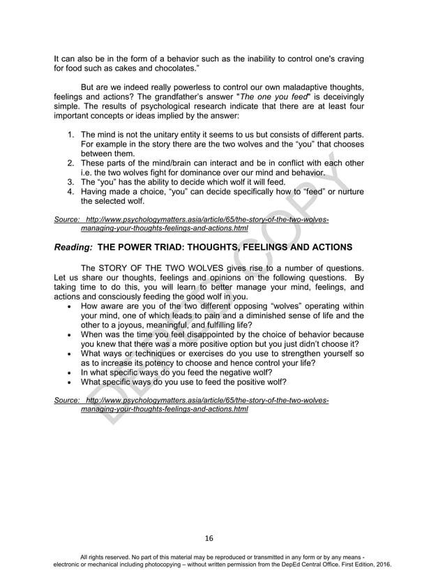 Personal Development (Reader) | PDF