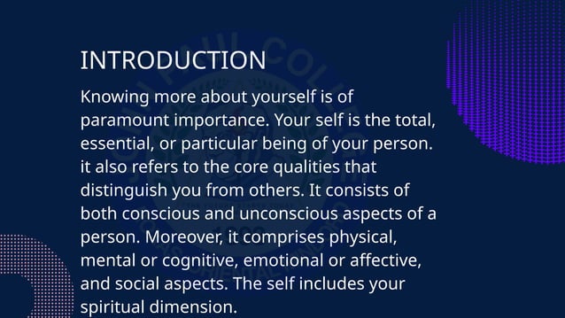 Personal Development UNIT 1 Week 1 Sir Kyle.pptx