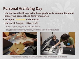 Personal digital archiving | PPTX