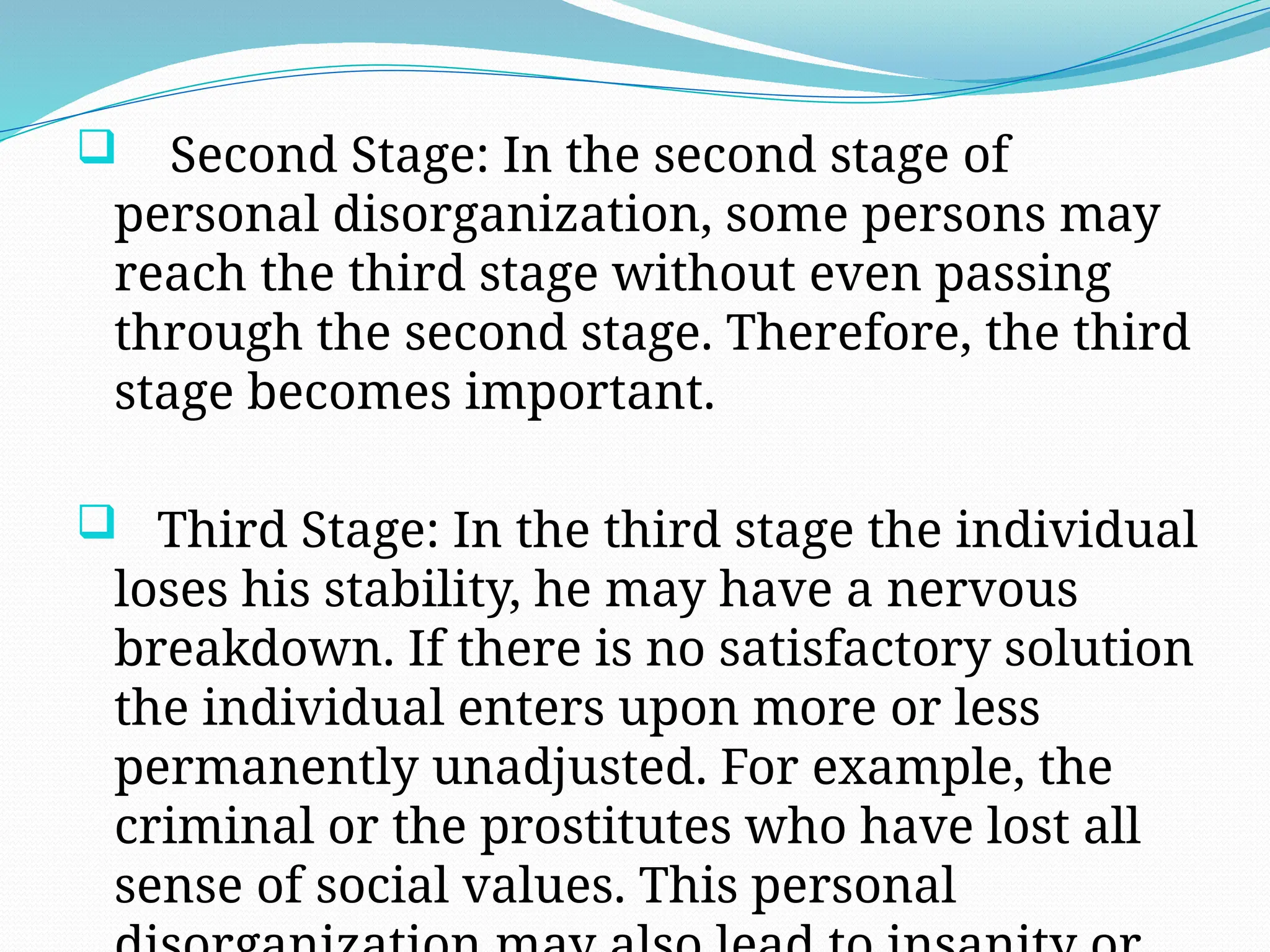 PERSONAL DISORGANIZATION.pptx- introduction, definition, stages and ...