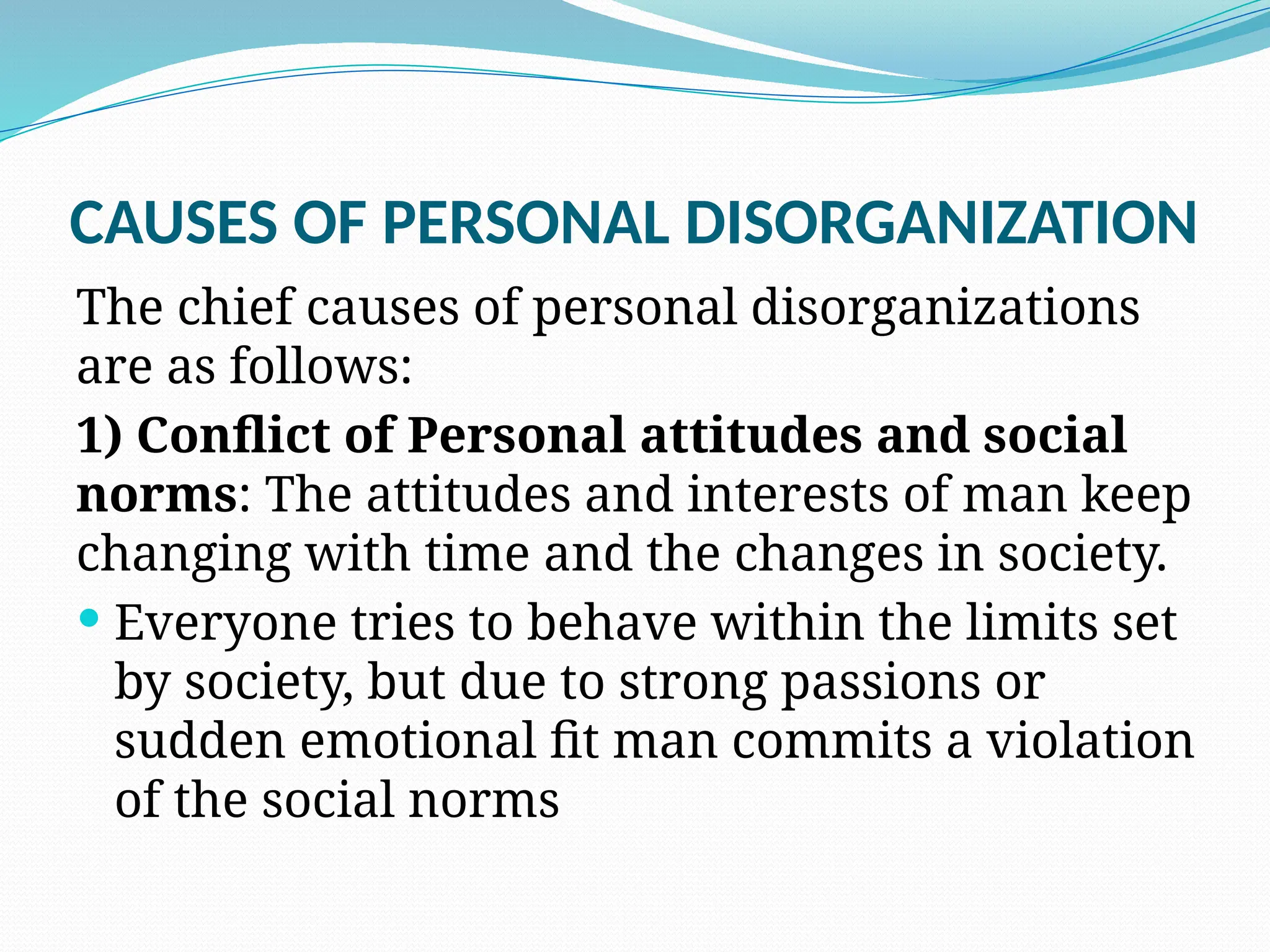 PERSONAL DISORGANIZATION.pptx- introduction, definition, stages and ...