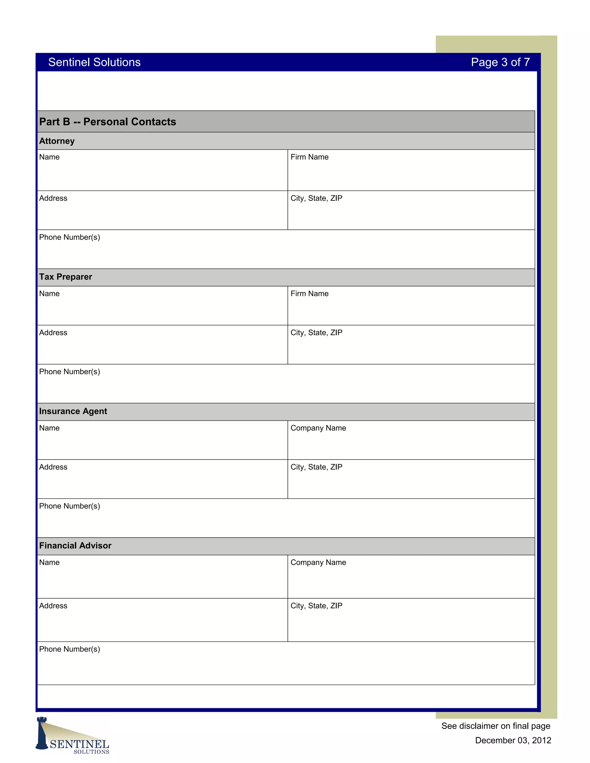 Personal Document Locator | PDF