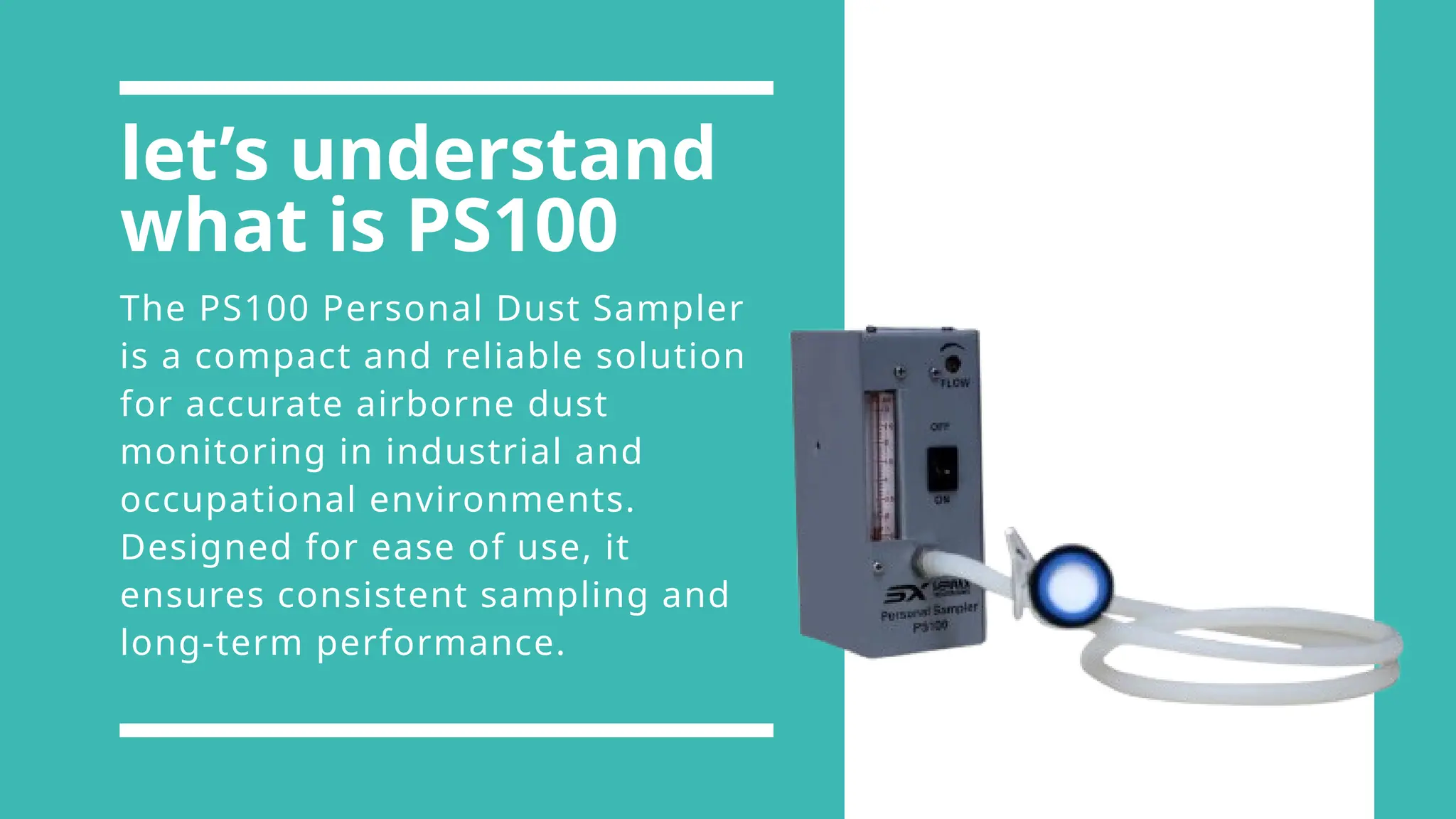 Personal Dust Sampler PS100 | Serrax Technologies | PPTX