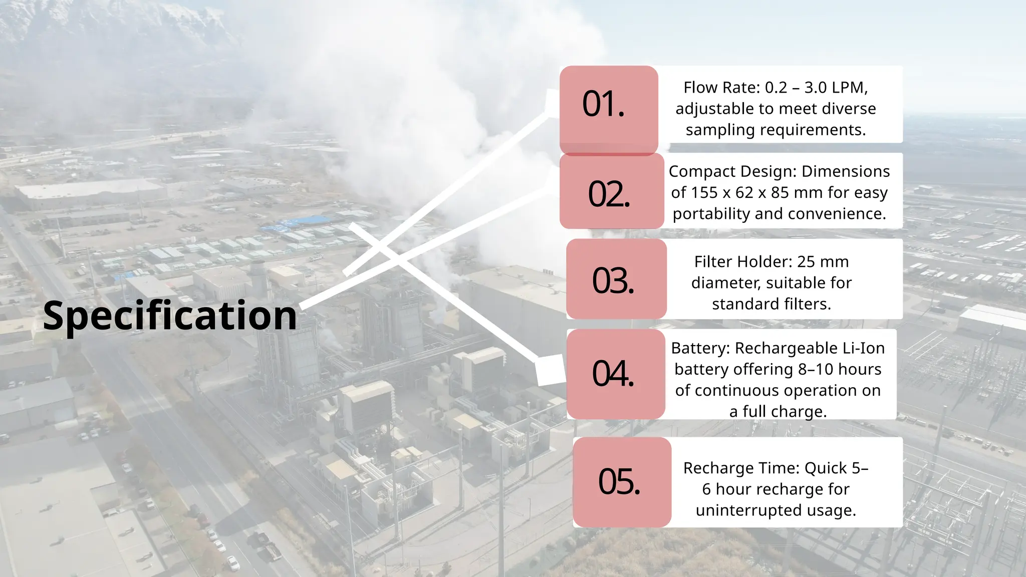 Personal Dust Sampler PS100 | Serrax Technologies | PPTX