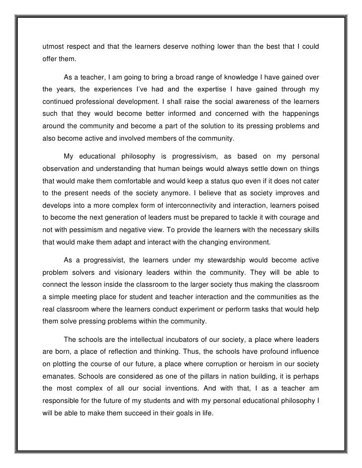Personal Educational Philosophy personal-educational-philosophy