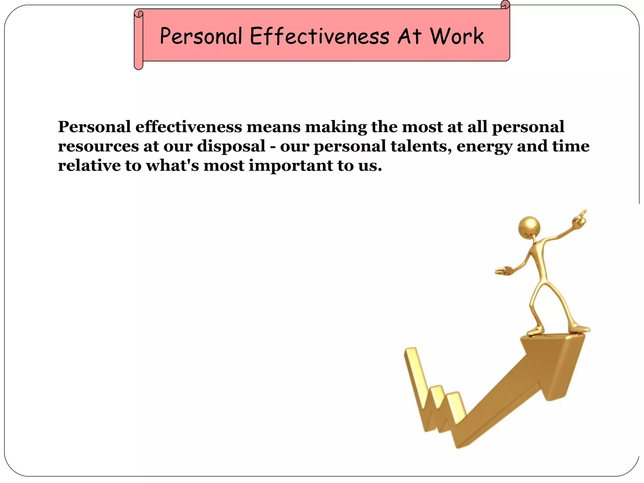 Personal Effectiveness | PPT