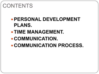 Personal effectiveness & communication | PPTX