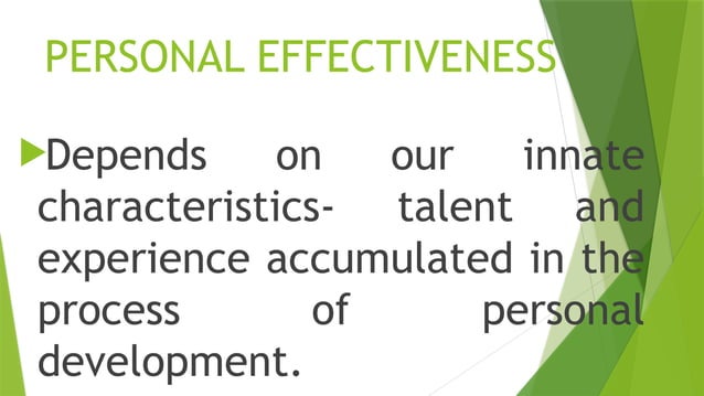 personal effectiveness PowerPoint presentation | PPTX