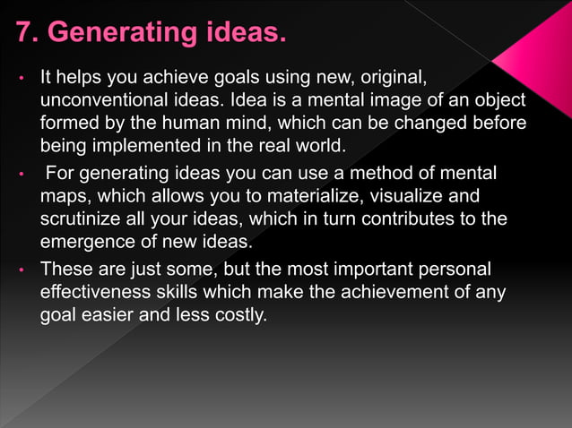 Personal effectiveness(per dev) | PPTX