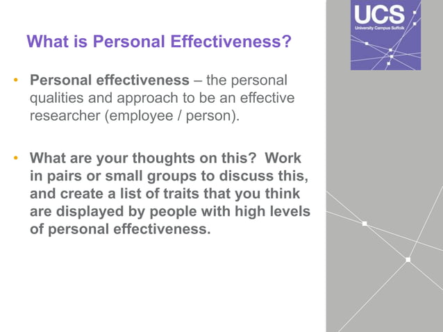 Personal effectiveness presentation | PPTX | Resume Writing and Advice ...
