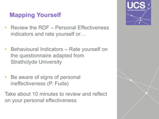 Personal effectiveness presentation | PPTX