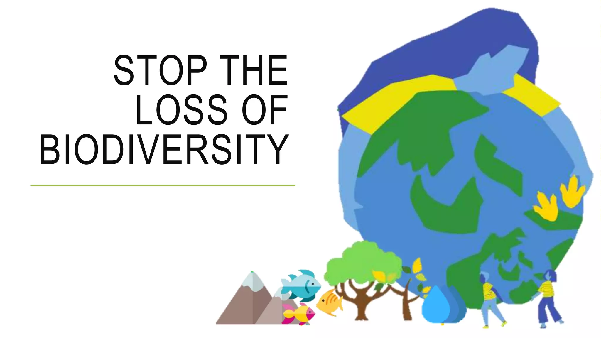 Stop The Loss of Bio-Diversity | PPTX
