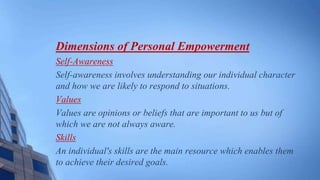 Personal enpowerment | PPT