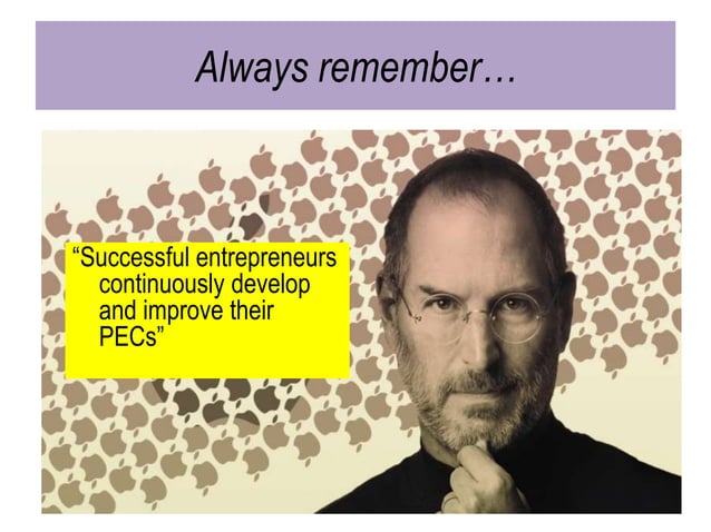 Personal entrepreneurial competencies (pecs) | PPTX | Startups | Business