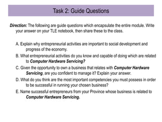 Personal entrepreneurial competencies (pecs) | PPTX