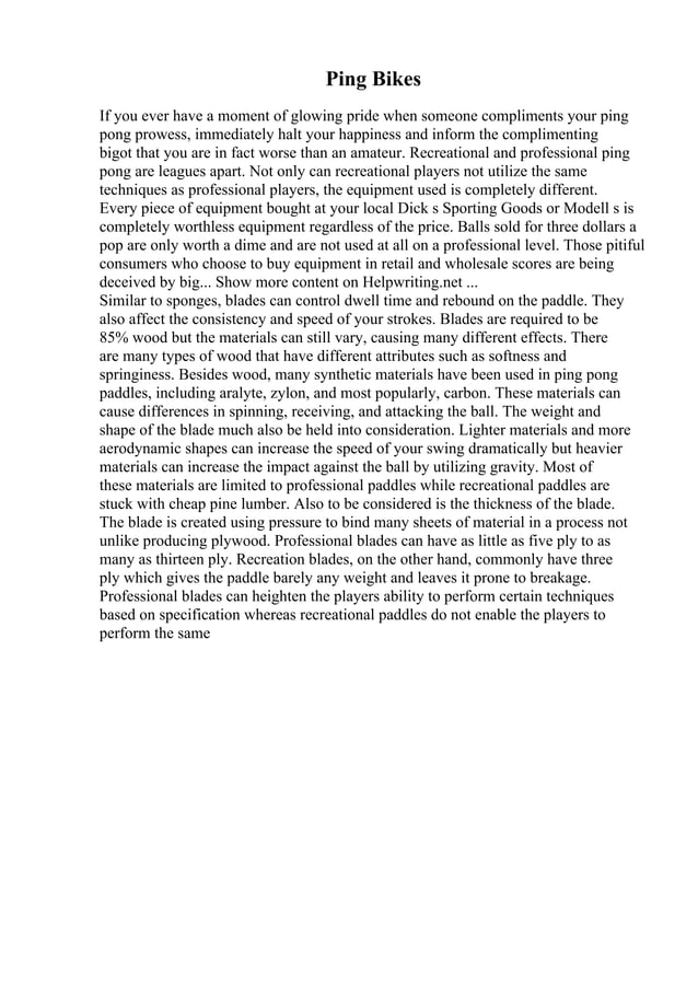 Personal Essay Examples | PDF