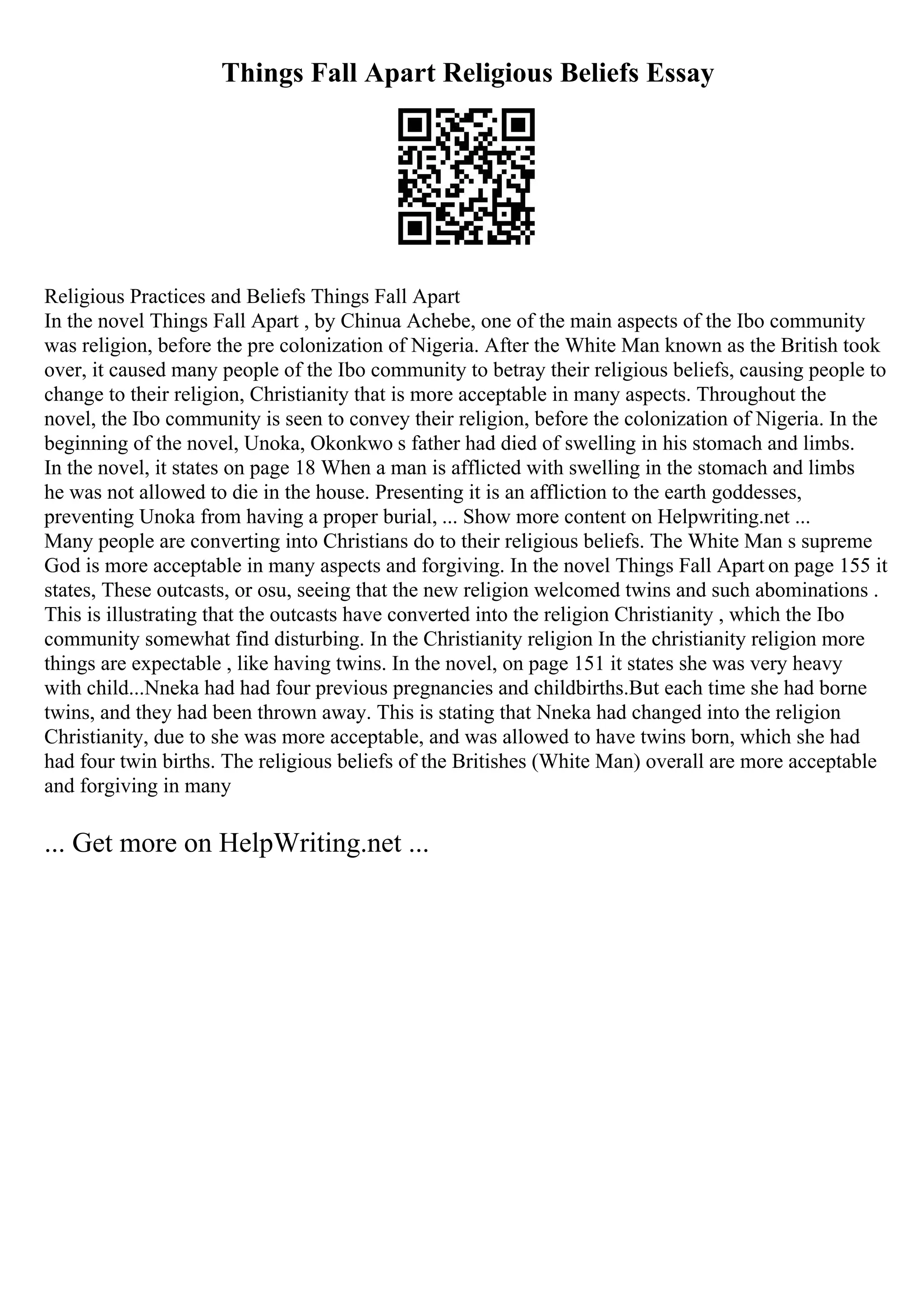 Personal Essay Outline | PDF