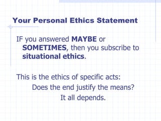 Personal Ethical Statement Presentation(1).ppt