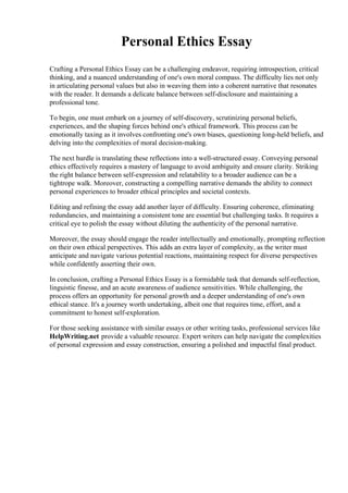 Personal Ethics Essay.pdf