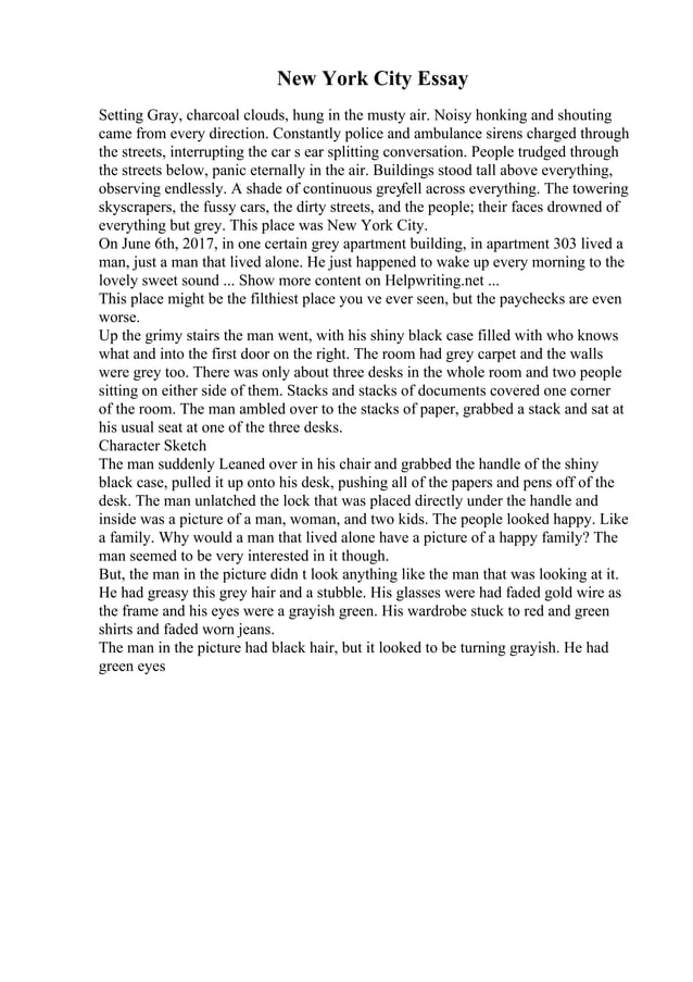 Personal Experience Essay Example. Personal Essay - 7 Examples, Format ...