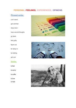 Personal Feelings | DOCX