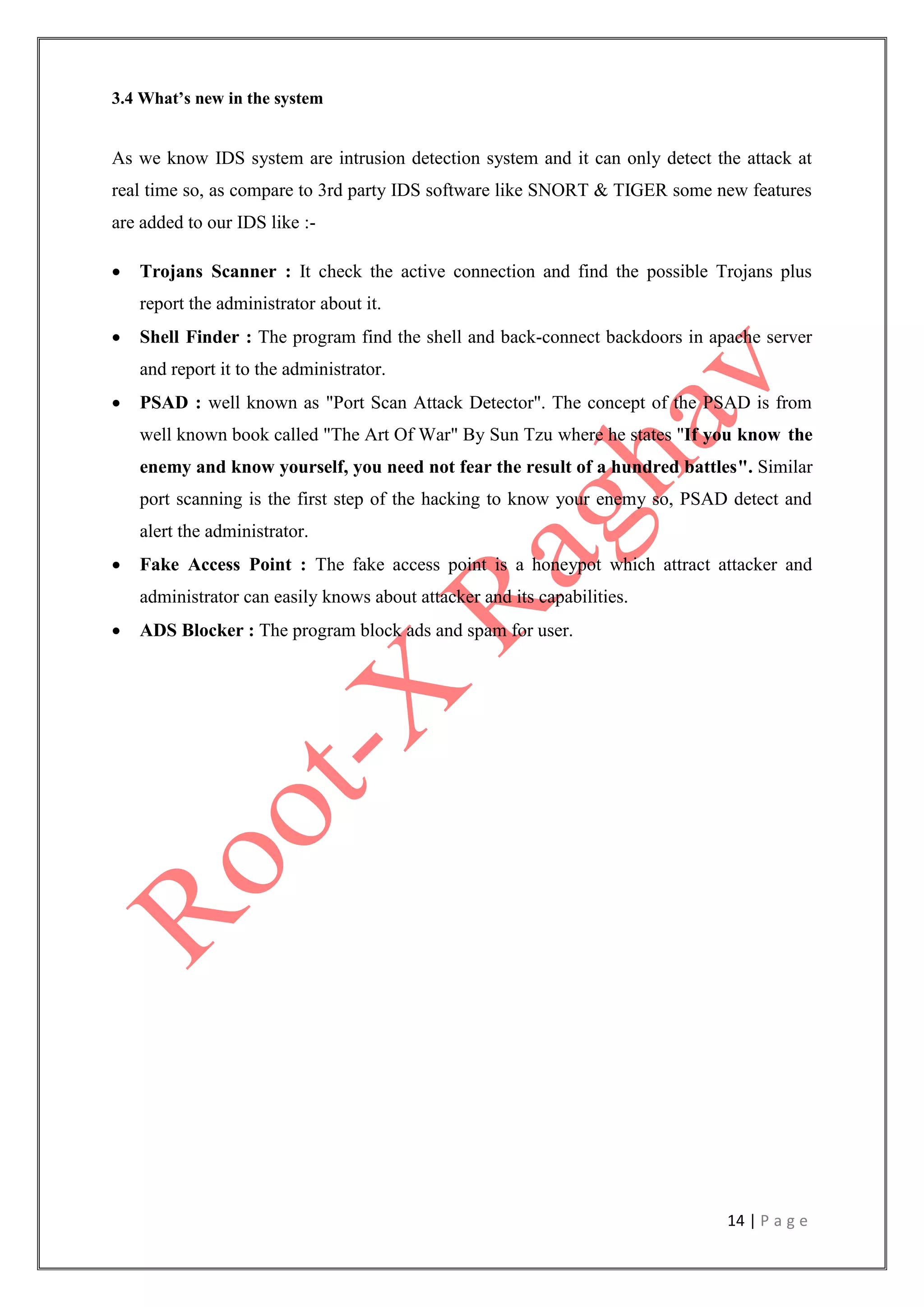 Intrusion Detection System Project Report | PDF