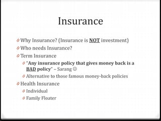 Personal Finance | PPTX