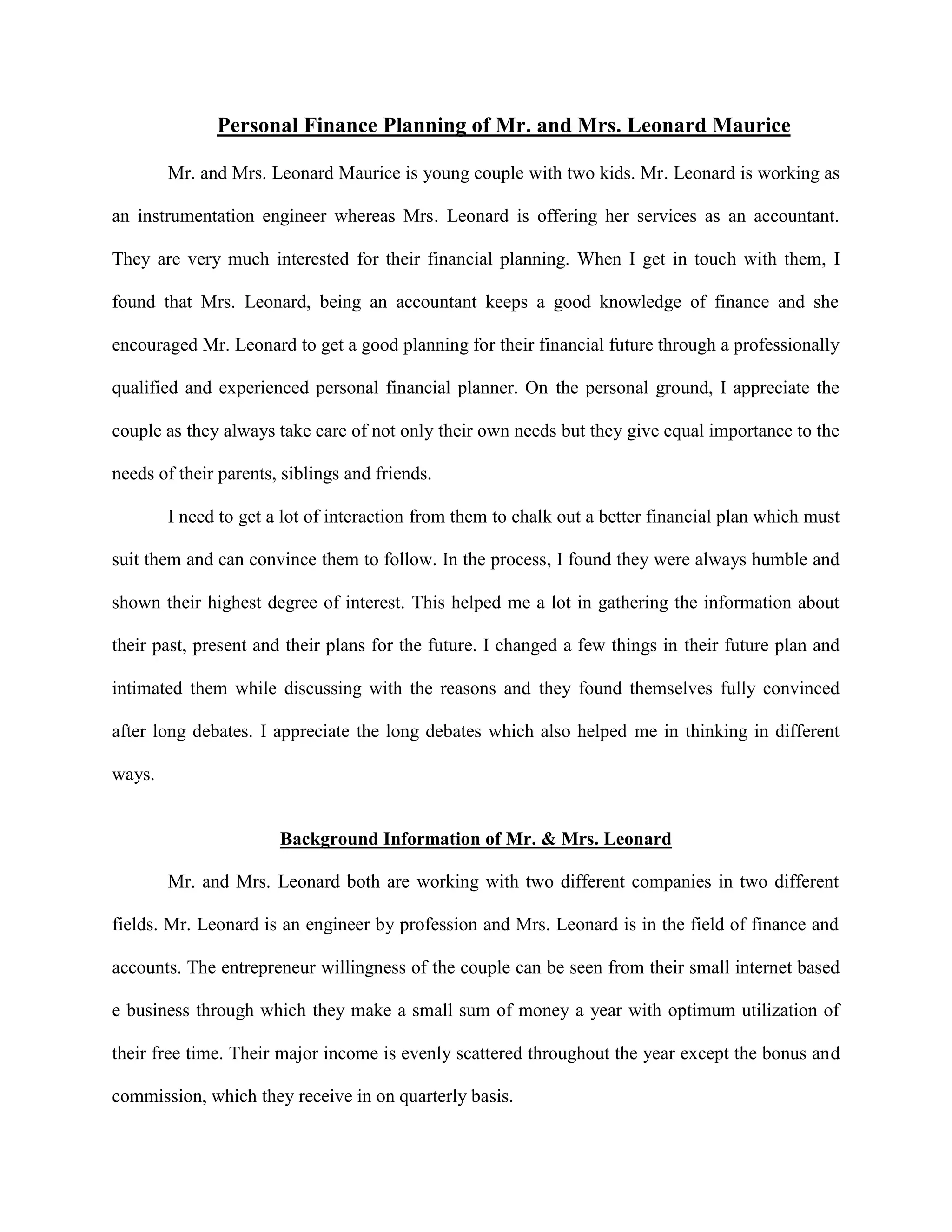 Personal Finance Assignment Help Pdf Free Download
