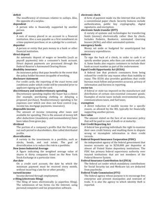 Personal finance glossary | PDF | Credit Cards | Personal Debt