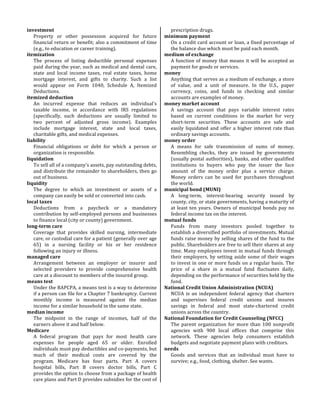 Personal finance glossary | PDF | Credit Cards | Personal Debt