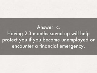 Personal Finance Quiz | PPT