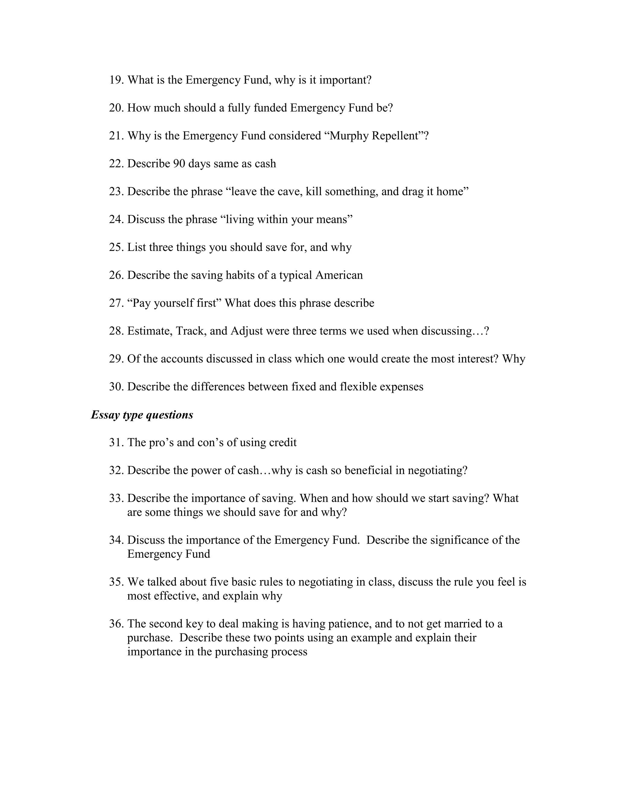 Personal finance review | DOCX